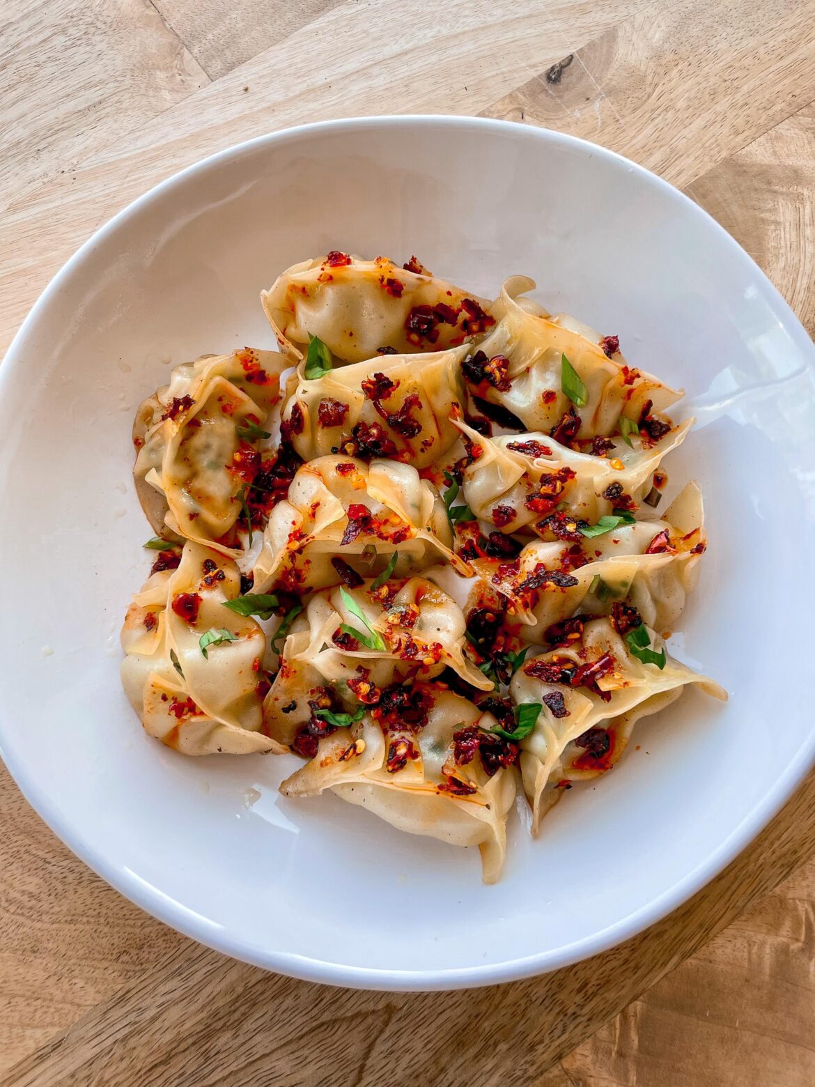[homemade] chicken and wild garlic dumplings - Dining and Cooking