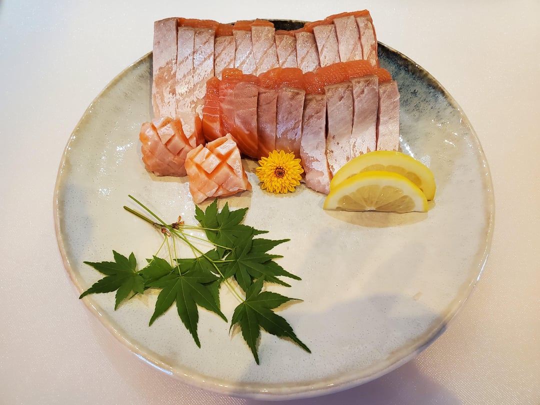 Made Hamachi and Salmon sashimi for tonight's family dinner. - Dining ...