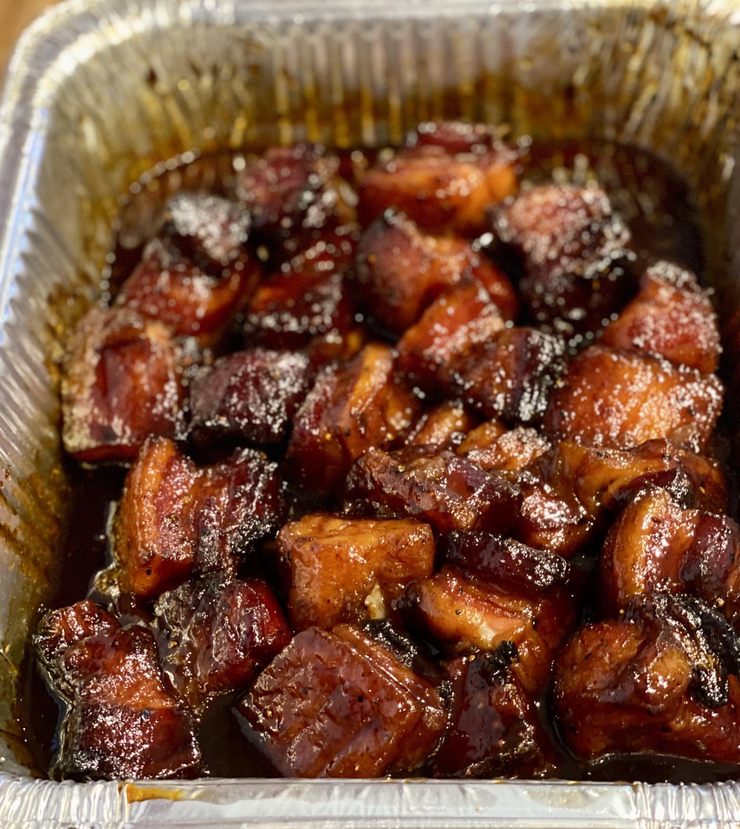 Latest batch of pork belly burnt ends - Dining and Cooking