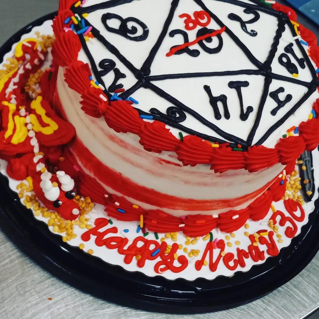 D&D themed cake - Dining and Cooking