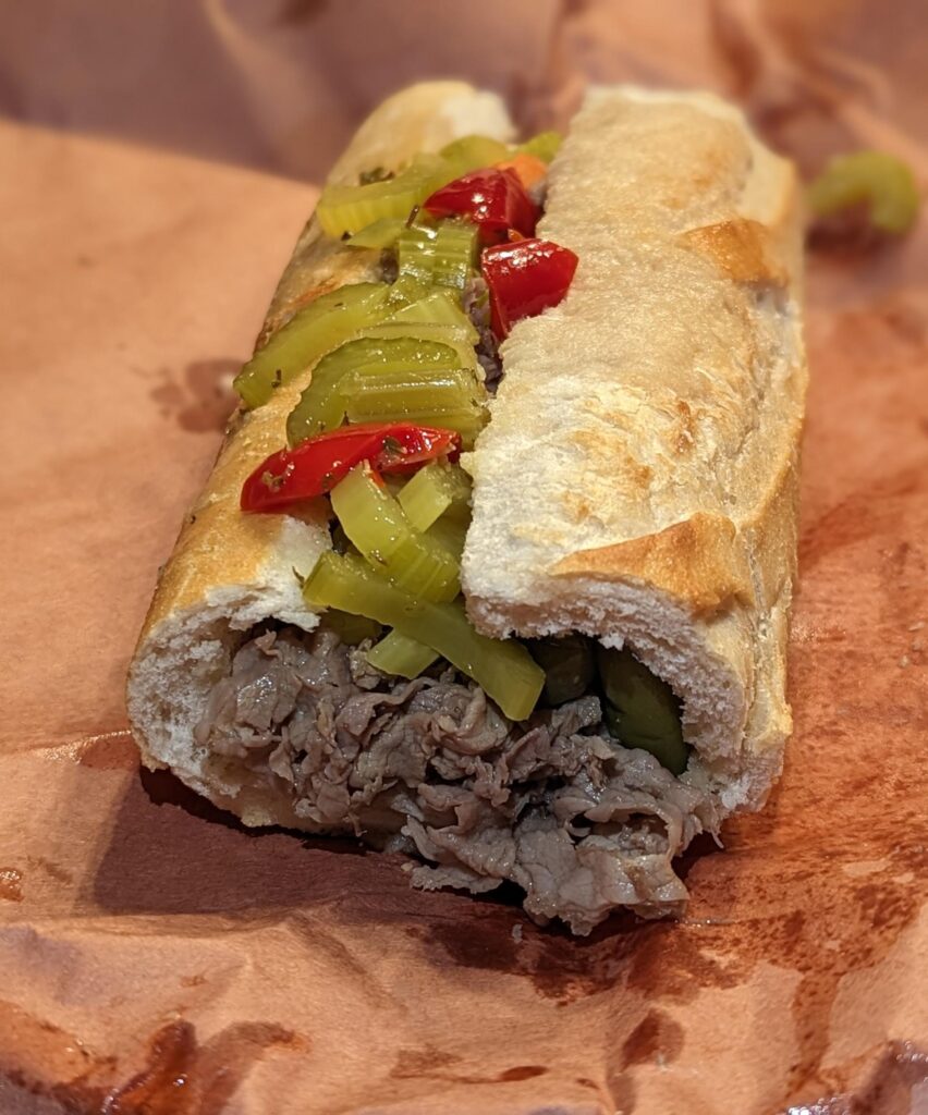 Best Italian beef sandwich I could muster at home. Made the jus and the ...