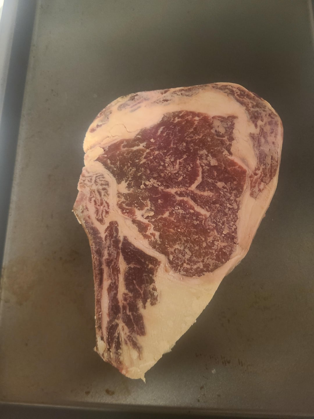 Reverse sear. Final resting temperature of 130. Never cooked a bone-in ...