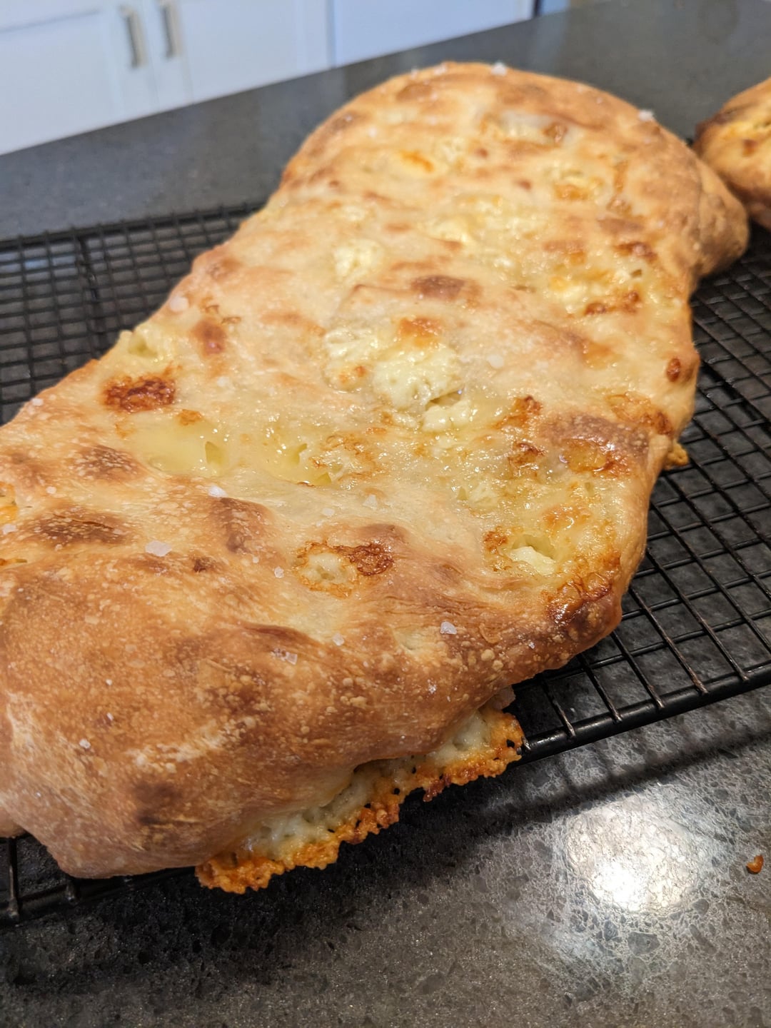 Cheesy flat bread - Dining and Cooking