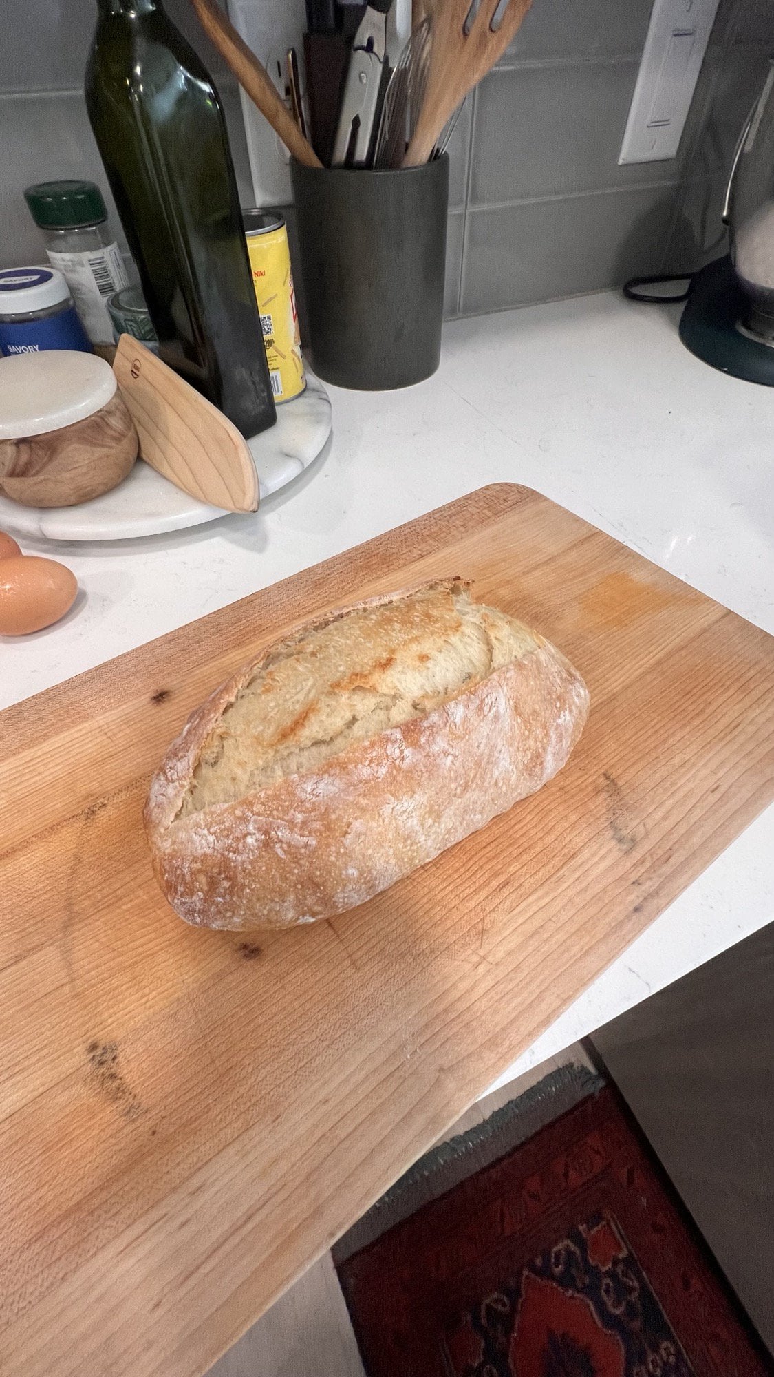 Homemade country loaf toast - Dining and Cooking