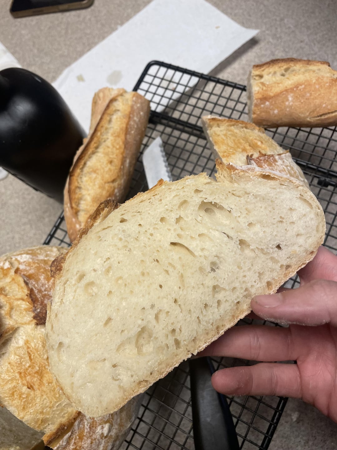FINALLY GOT SOME GORGEOUS EARS ON MY BREAD - Dining and Cooking