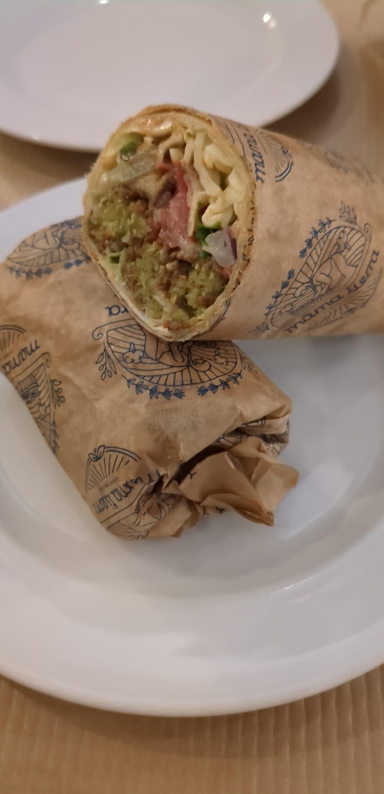 Falafel wrap in Athens Greece - Dining and Cooking