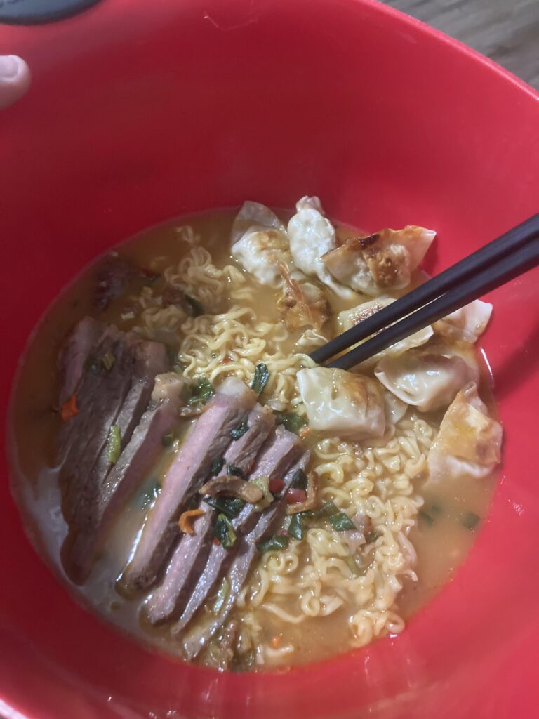 Hybrid homemade/instant massive bowl of ramen - Dining and Cooking