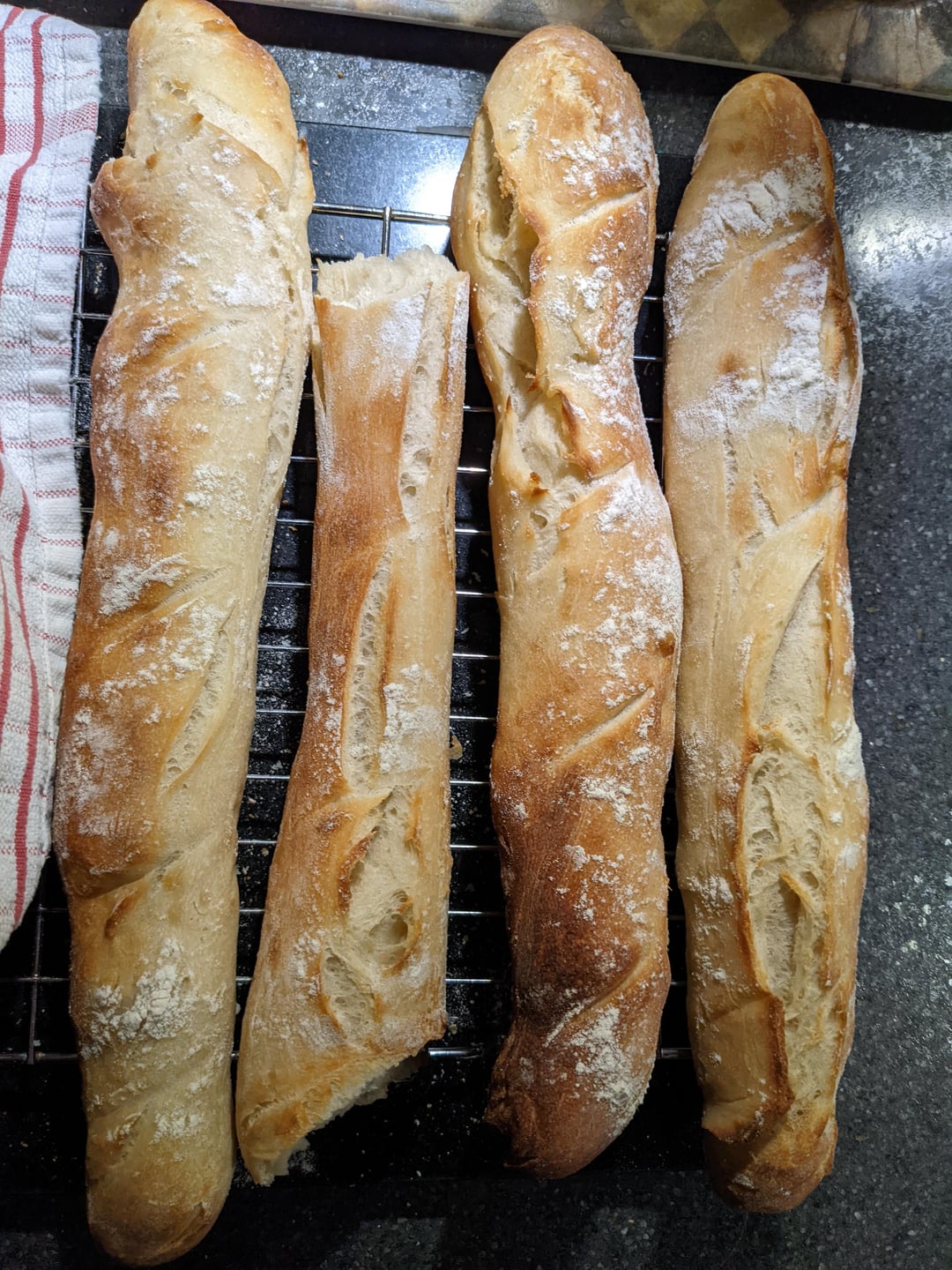 Bread attempts - first time making french sticks, regular baker of ...