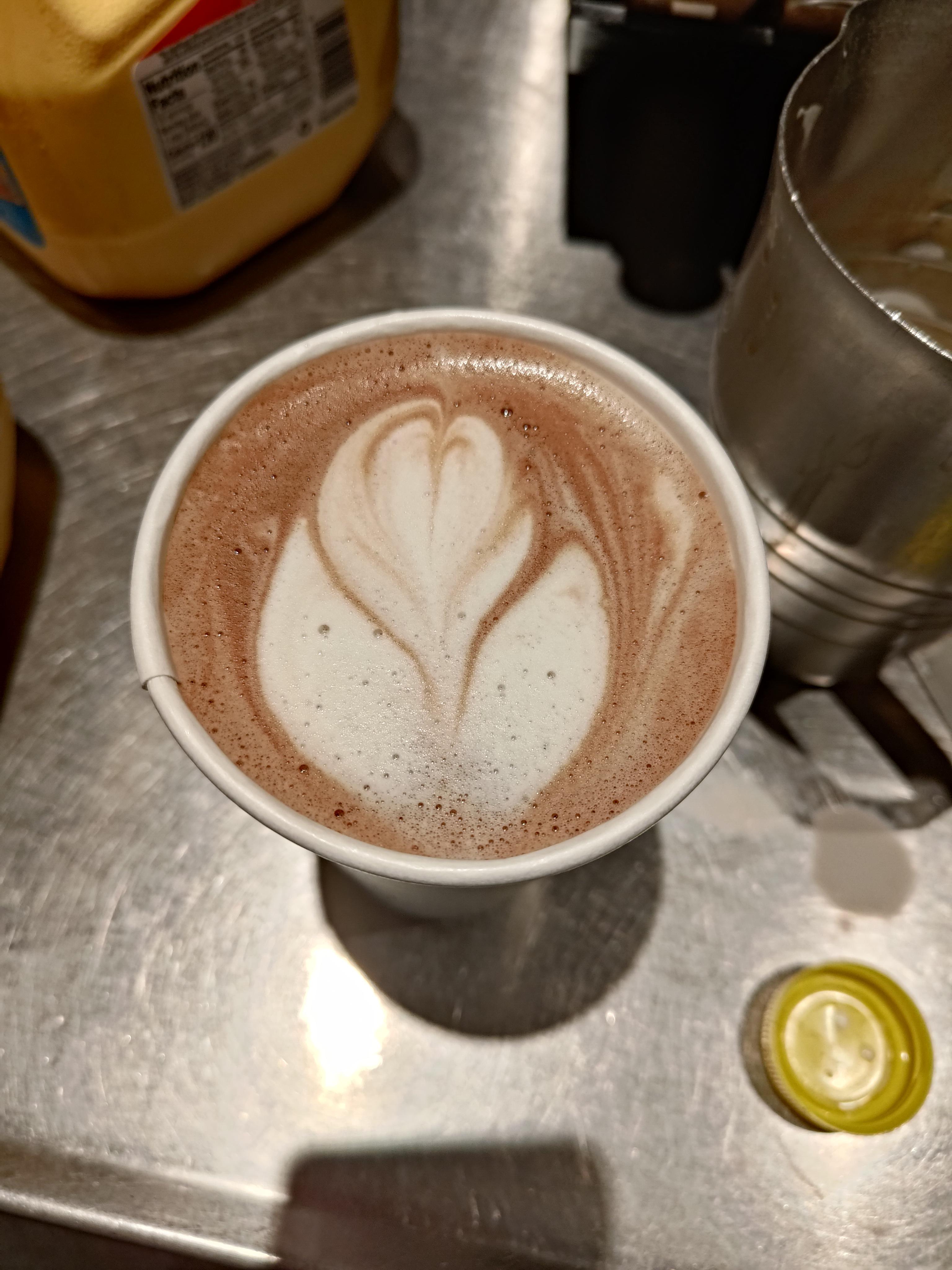 Some art I'm actually somewhat proud of. Total beginner + Starbucks ...