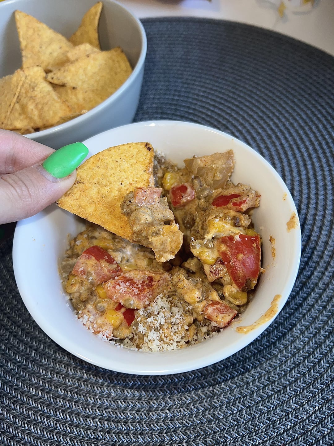 taco friday; taco gratin to dip your chips in! - Dining and Cooking