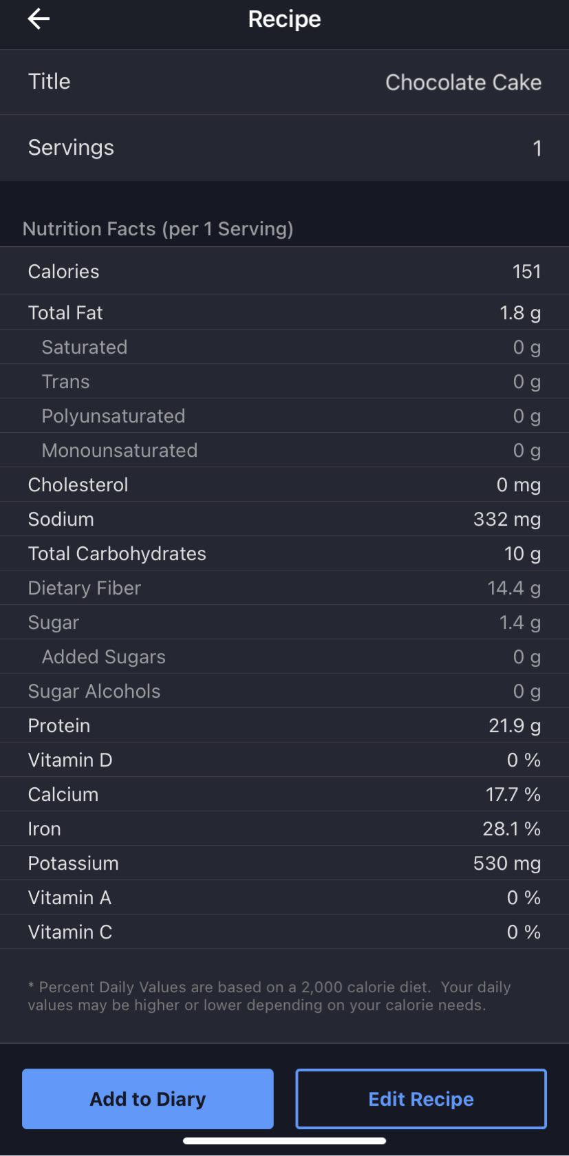 ~150 cal high protein chocolate Konjac “cake”! - Dining and Cooking