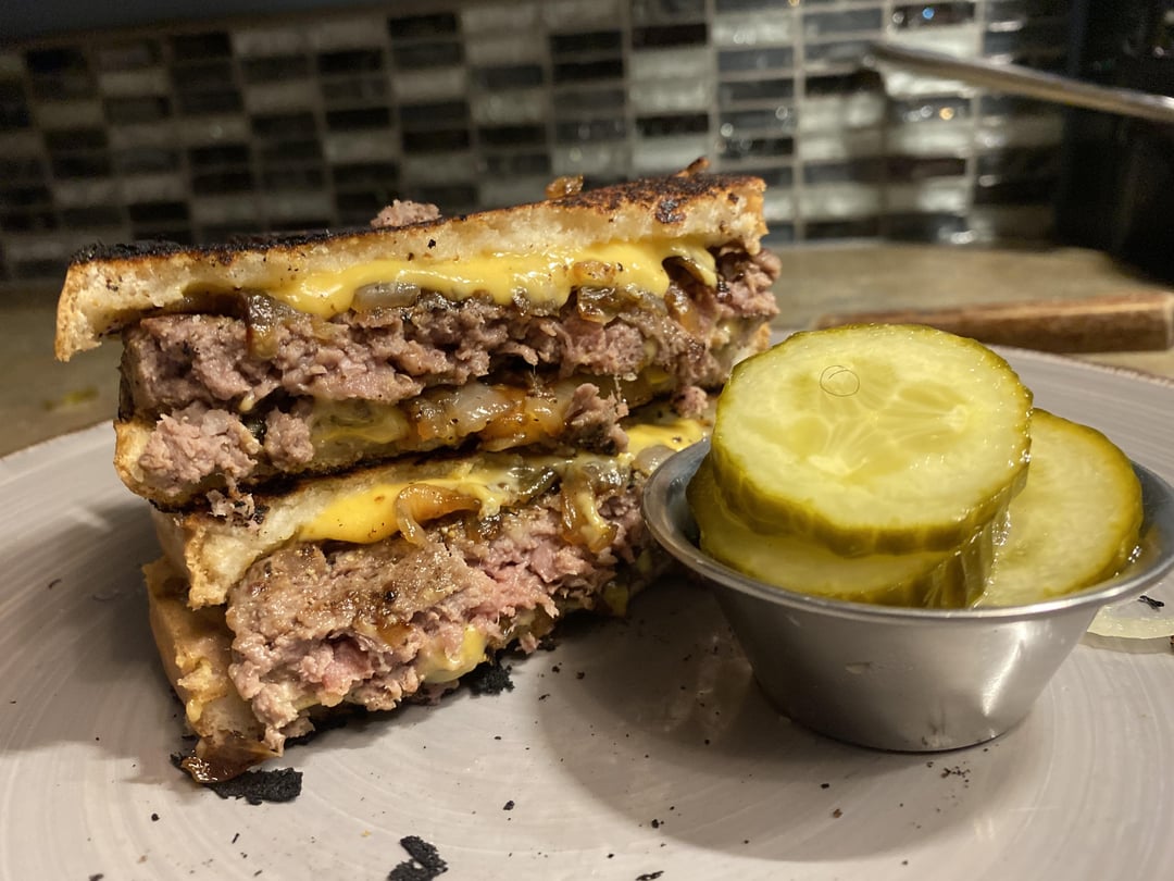 Moose/bacon patty melt. - Dining and Cooking