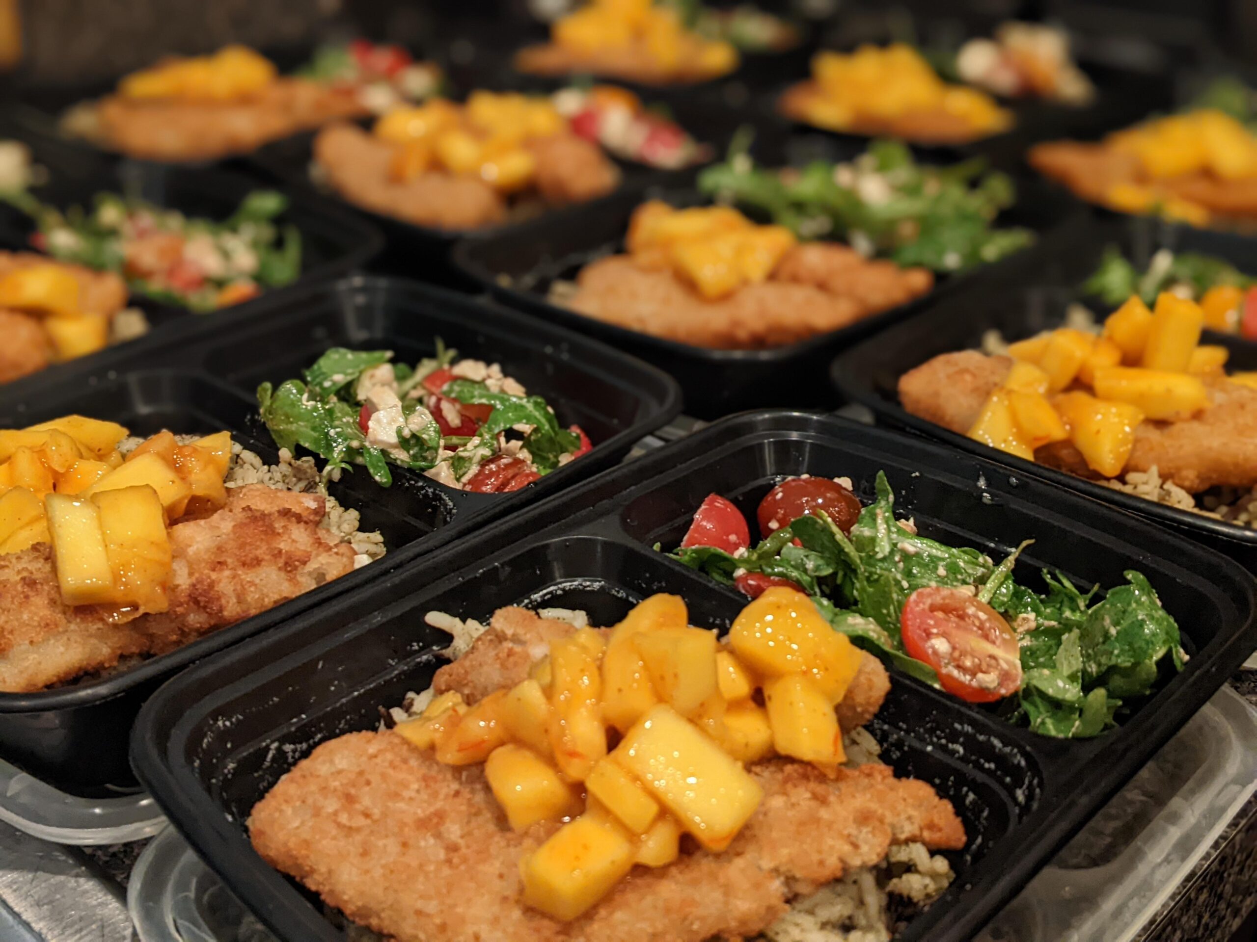 Fried Alaskan Pollock w/ Habanero Mango, Long Grain Wild Rice, and ...