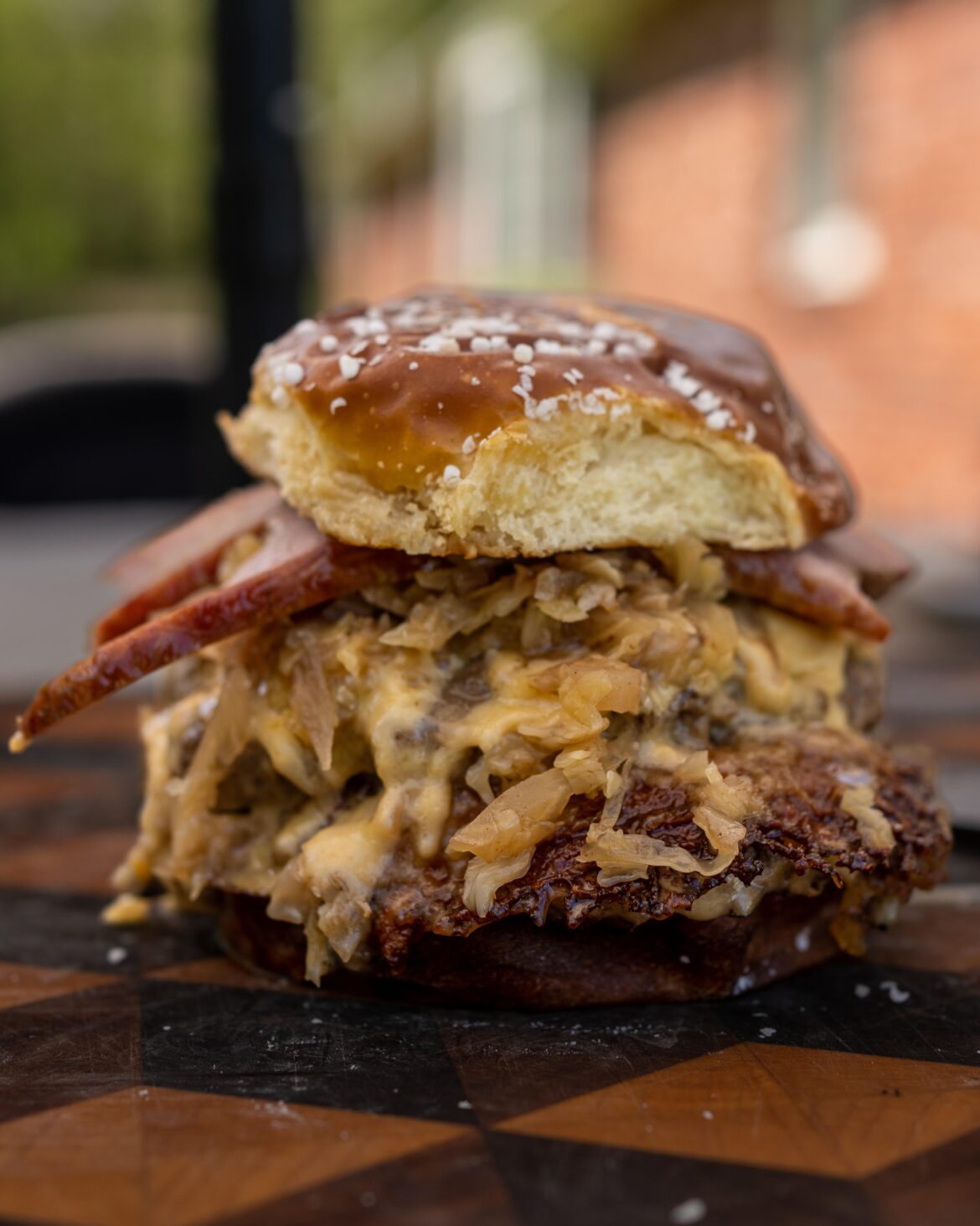 This German Inspired Smash Burger was HEART POUNDING! And Unbelievable ...