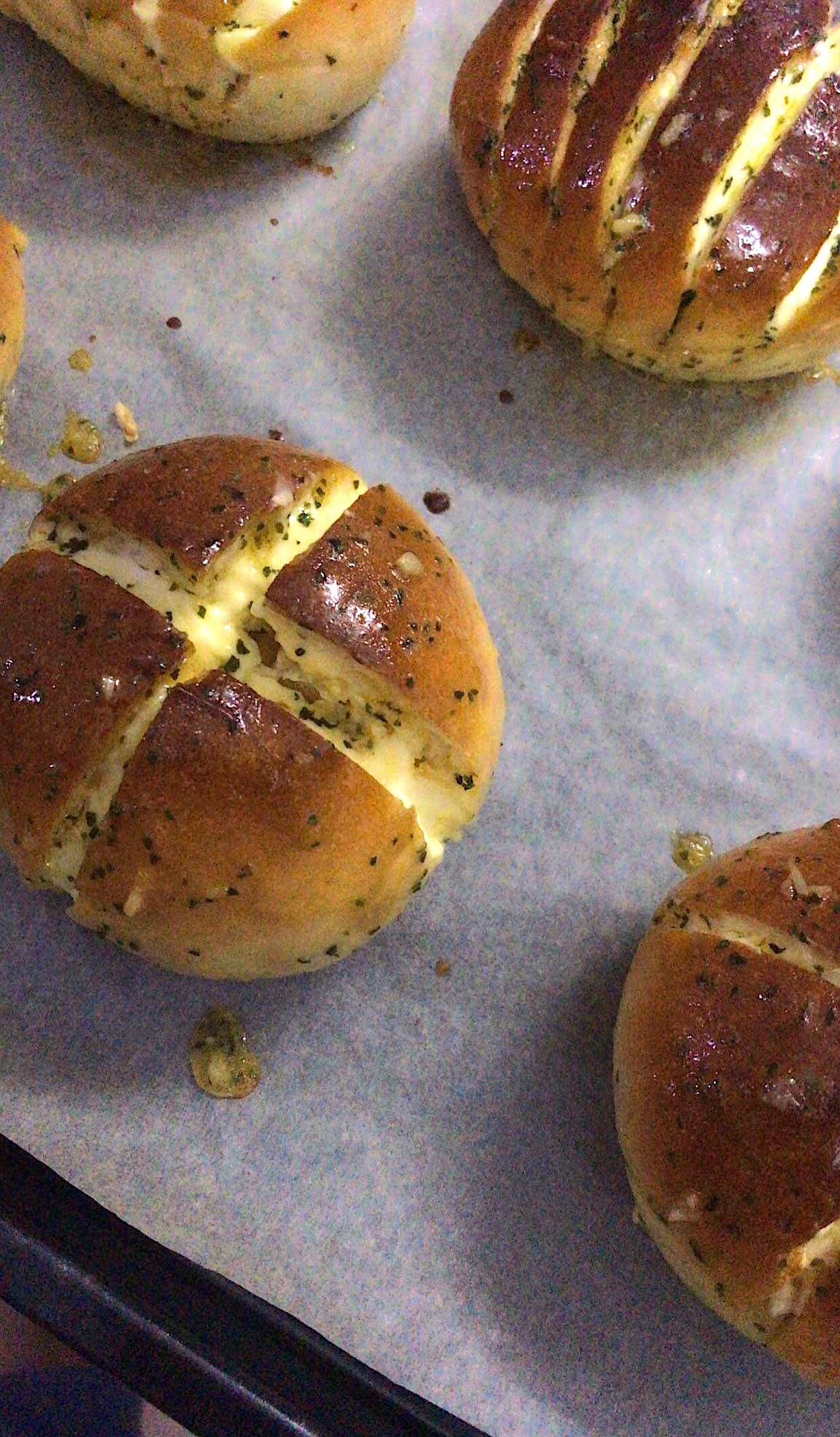 One of my fav. Garlic bread - Dining and Cooking