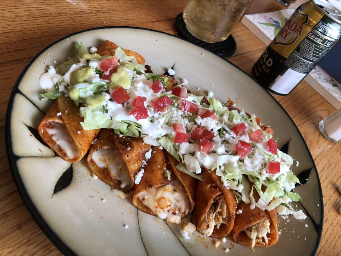 Enchiladas! Dressed up and ready to go - Dining and Cooking