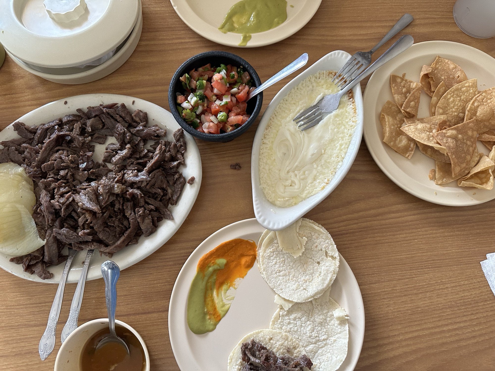 RGV Fajita botana with Queso Flameado - Dining and Cooking