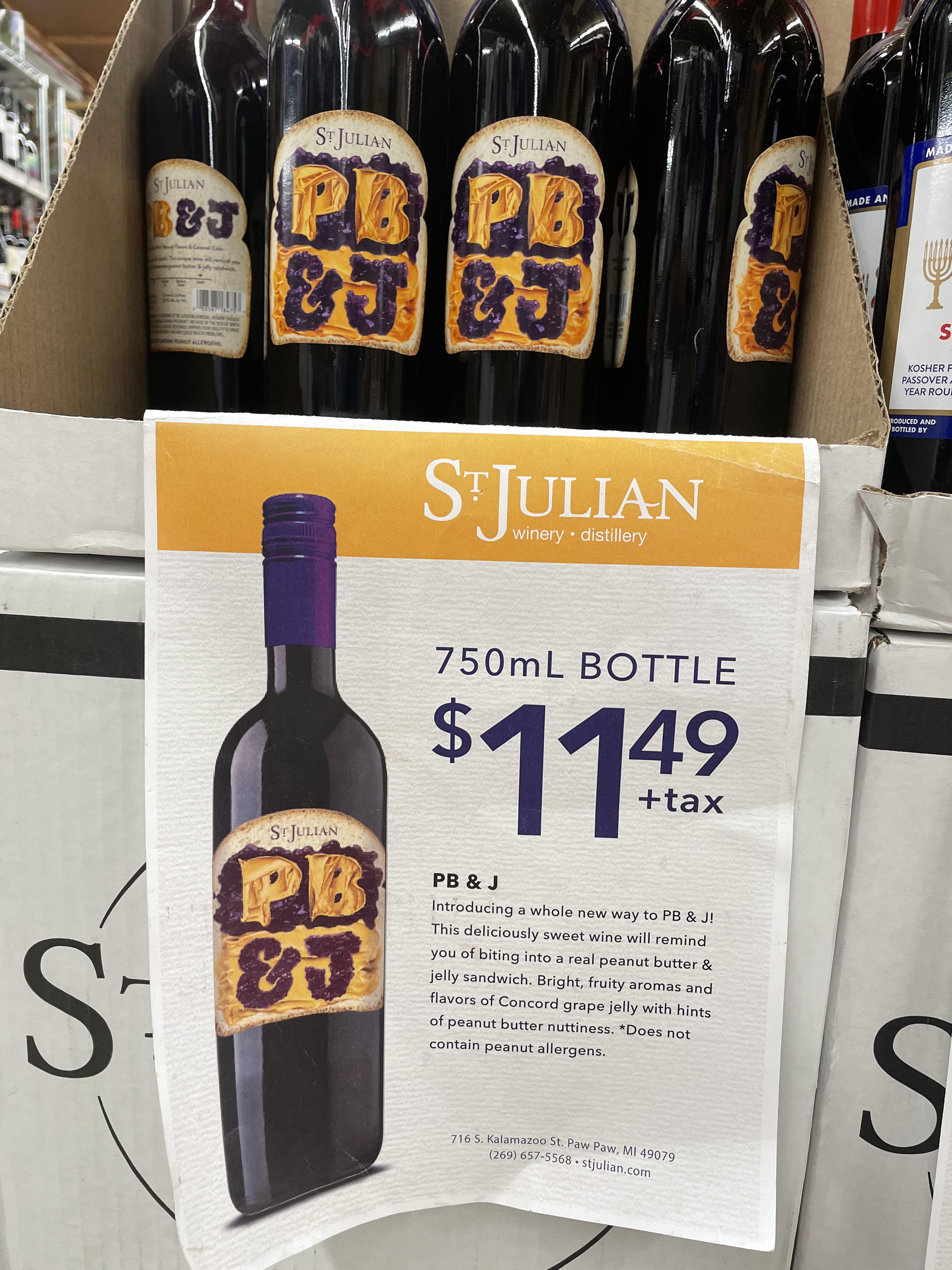 It’s peanut butter jelly wine - Dining and Cooking