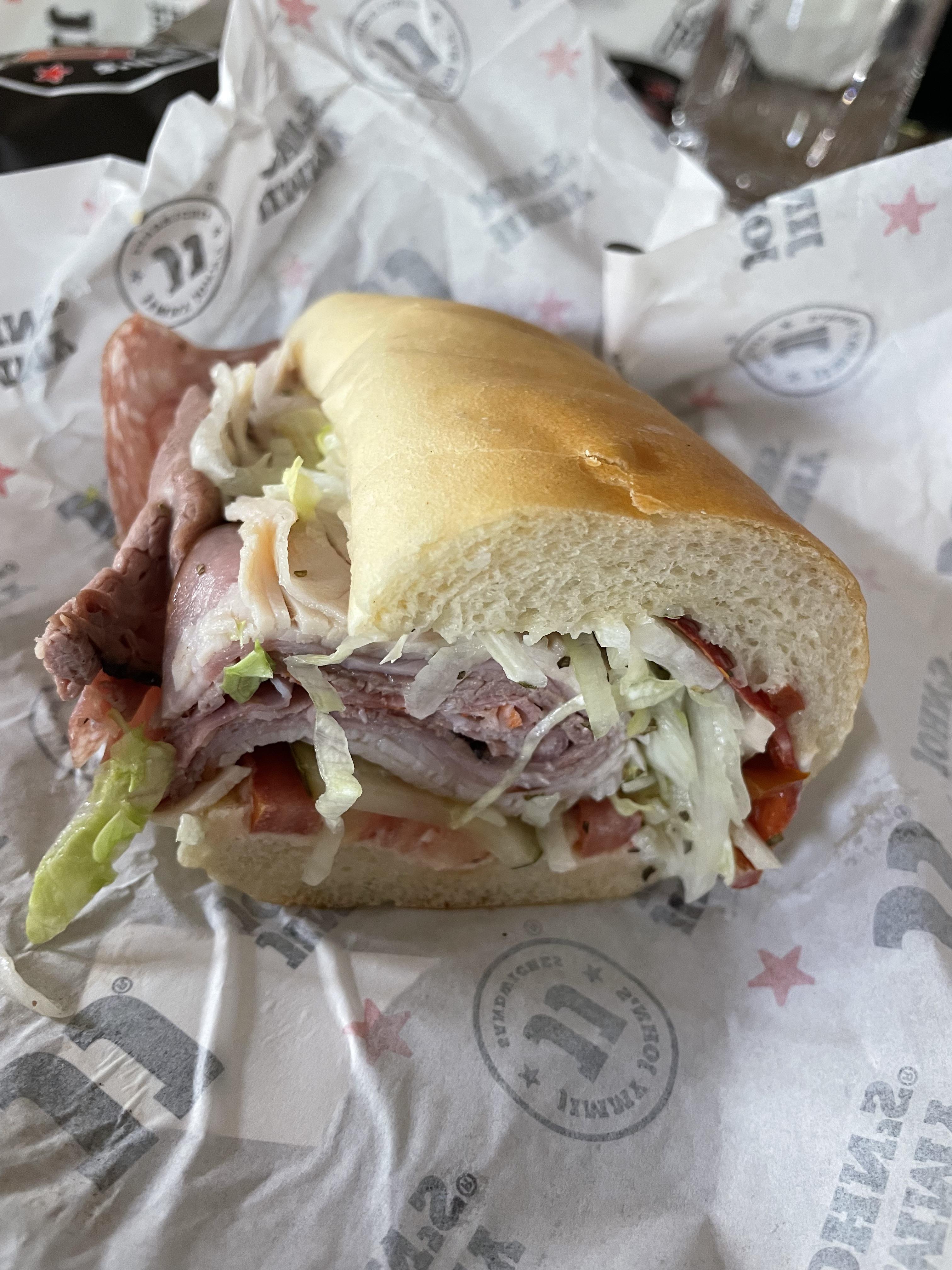 JJ Gargantuan from Jimmy John’s, in my opinion this is one of the best ...