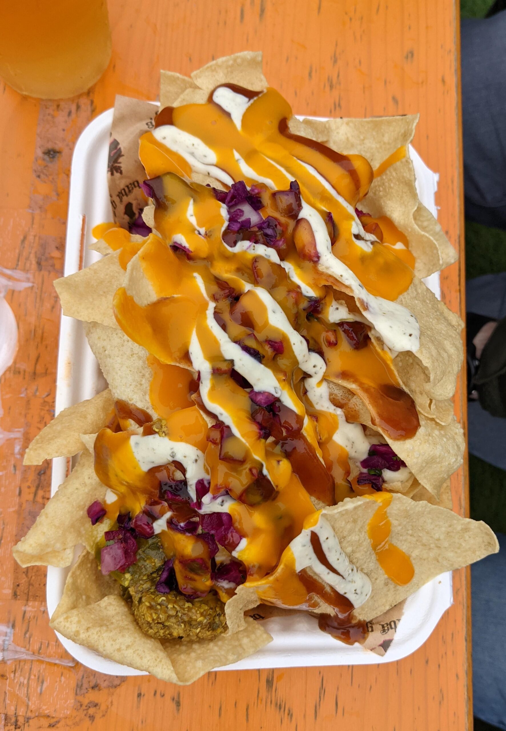 "Pachos" (poppadom nachos) from Baba G's, London - Dining and Cooking