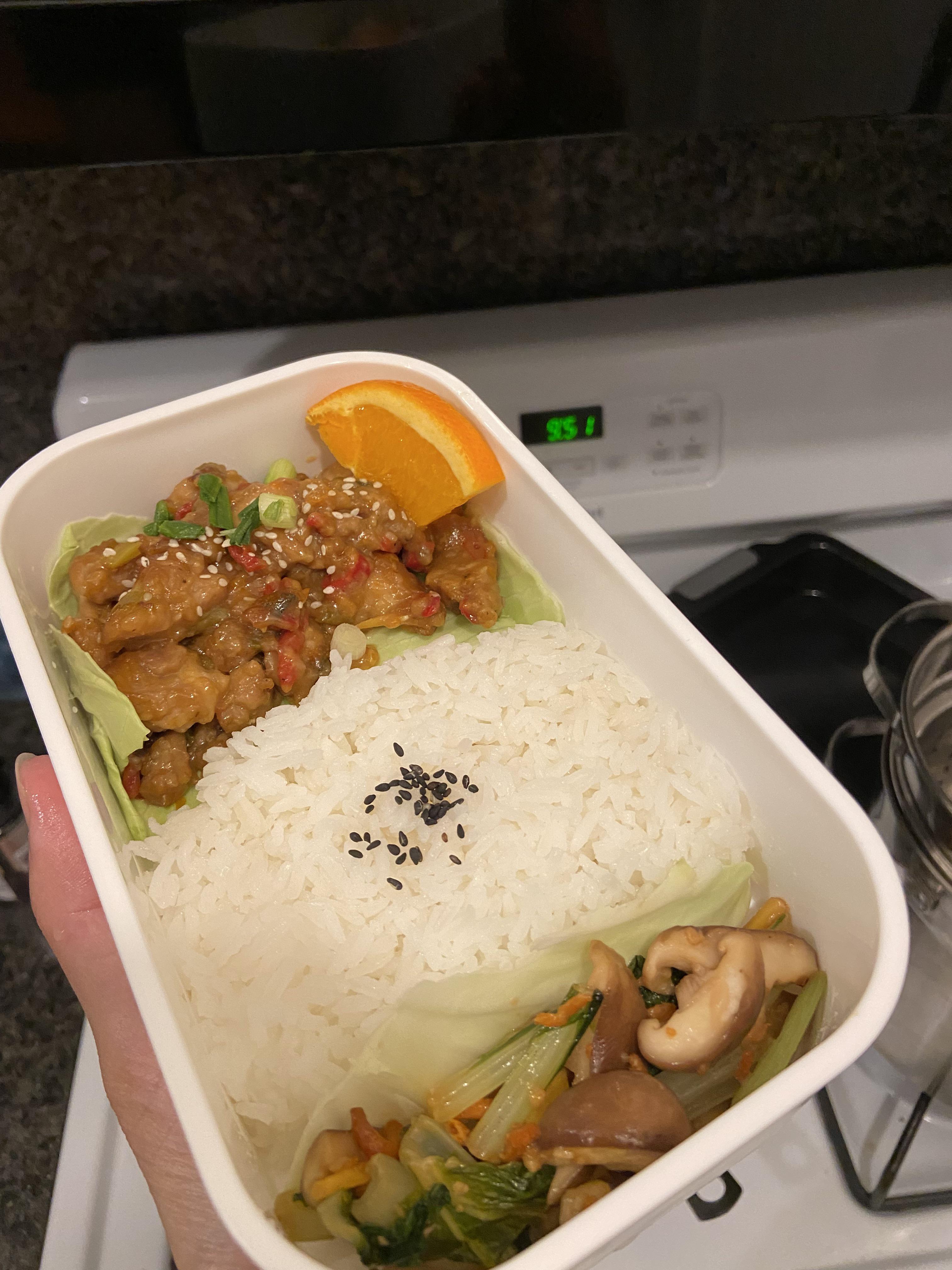 orange chicken bento - Dining and Cooking