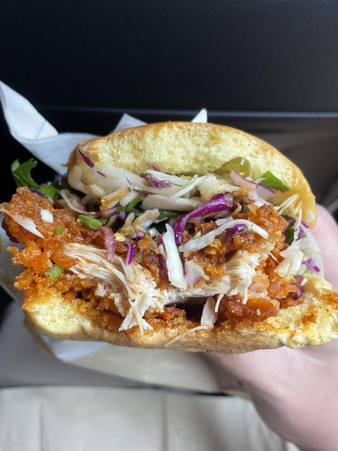 Szechuan Hot Chicken Sando from Daybird - Dining and Cooking