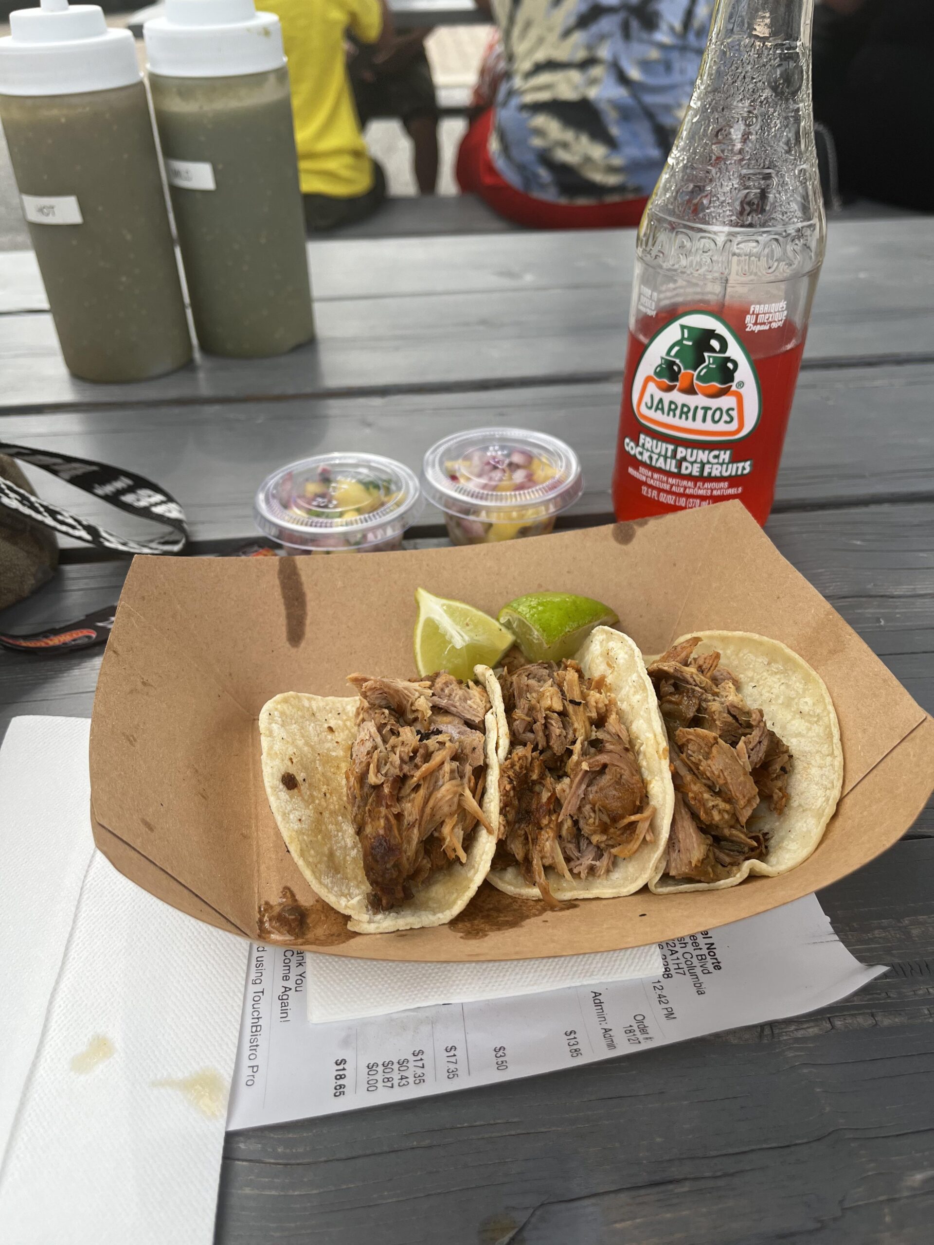 Carnitas queso tacos from my favourite little taco shop - Dining and ...