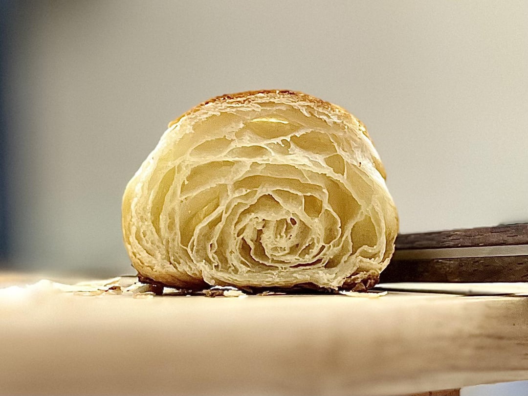 Croissant laminated by hand - Dining and Cooking