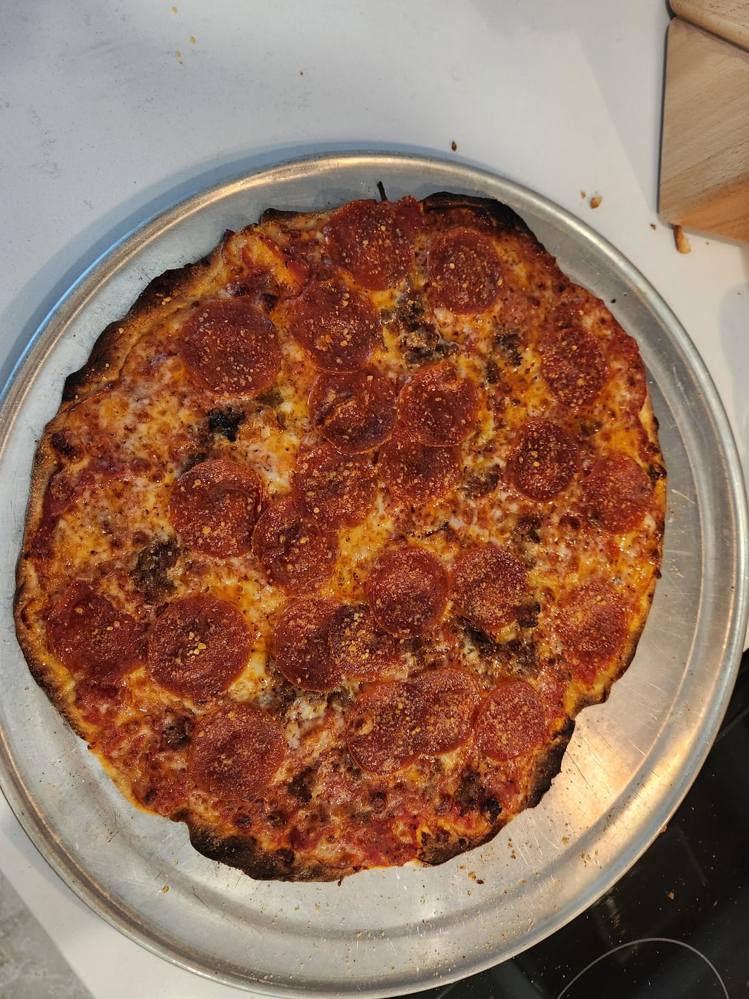 First time making my own dough for homemade pizza! I was attempting to ...