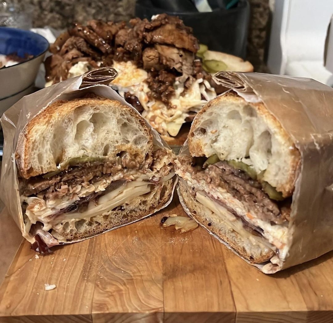 Nice bbq brisket sandwich - Dining and Cooking