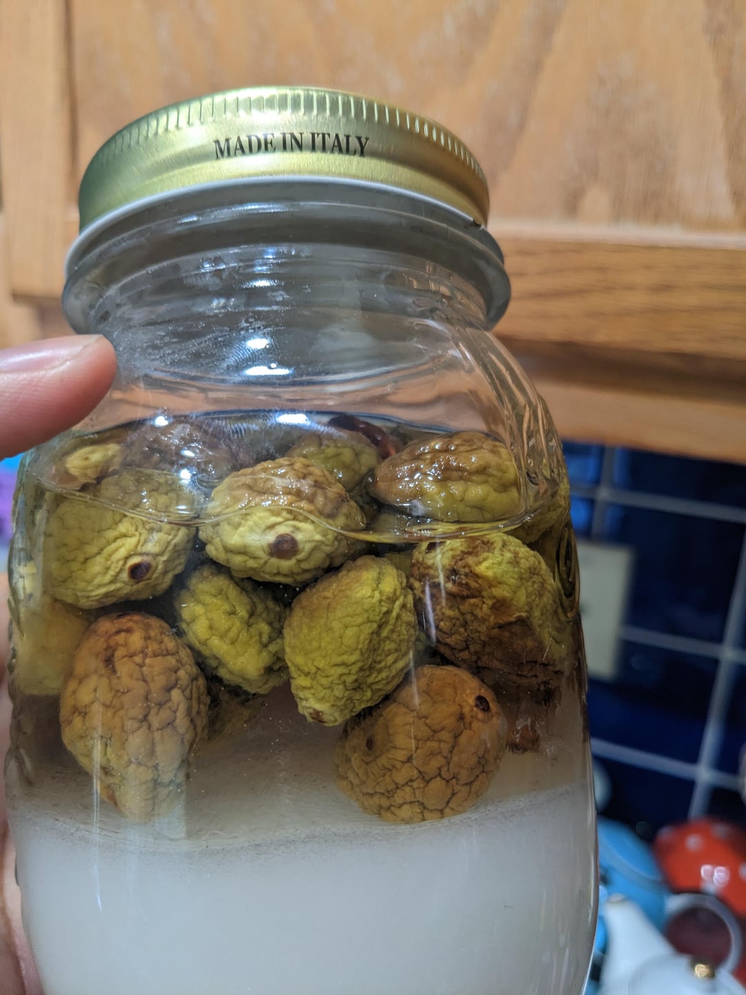 Help with my maesil cheong- some plums that were on top are now brown ...