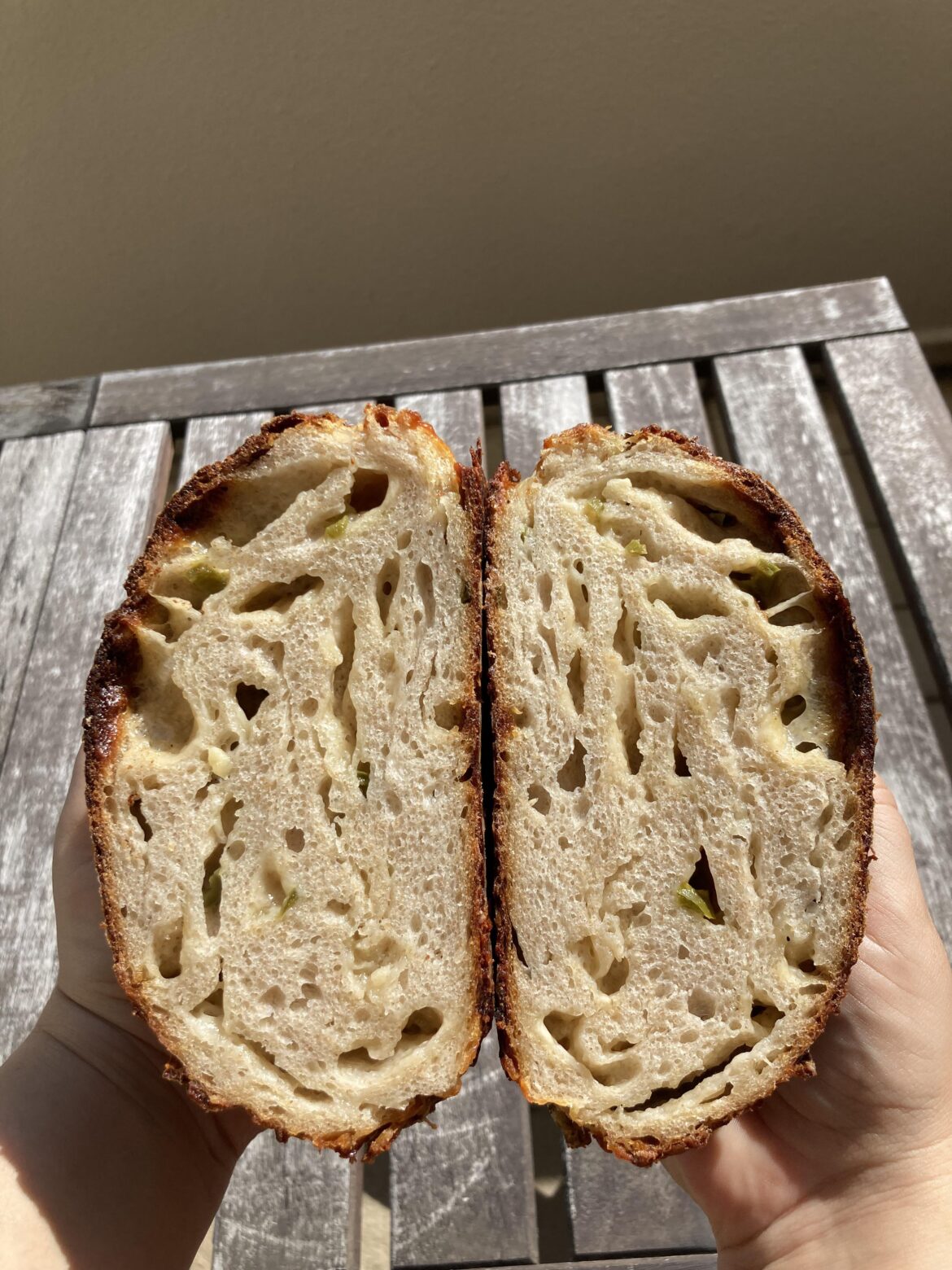 Cheddar sourdough Sunday bake with my new starter - Dining and Cooking