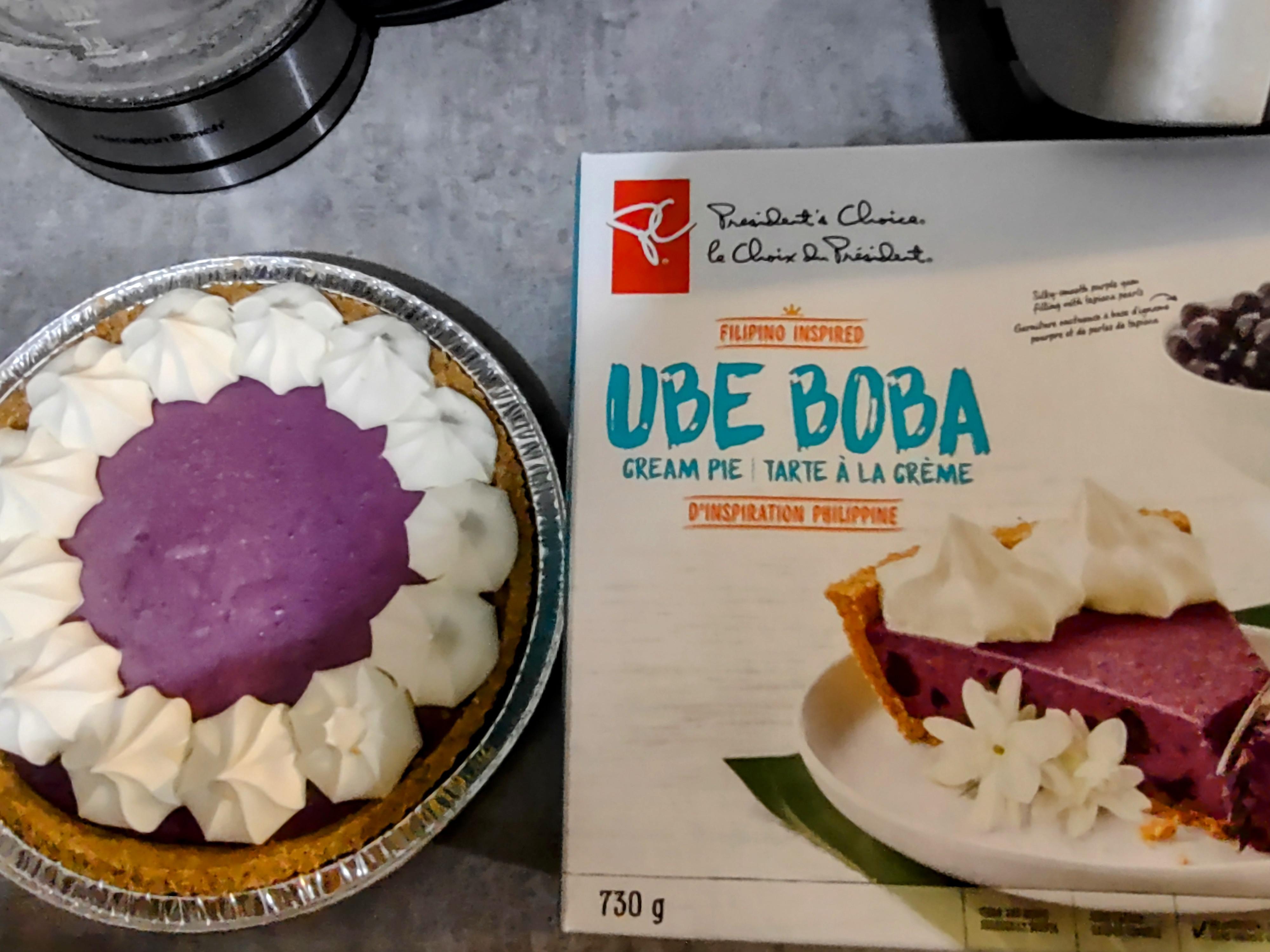 Ube Boba Cream Pie 🤍💜 - Dining and Cooking