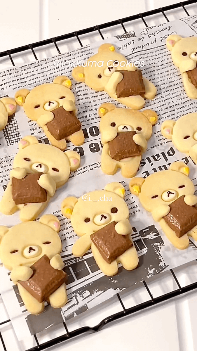 rilakkuma cadburry cookies - Dining and Cooking
