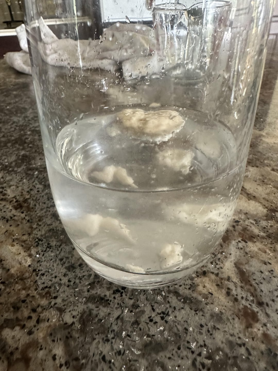 Does it matter (at all) if large chunks of my starter float but smaller ...