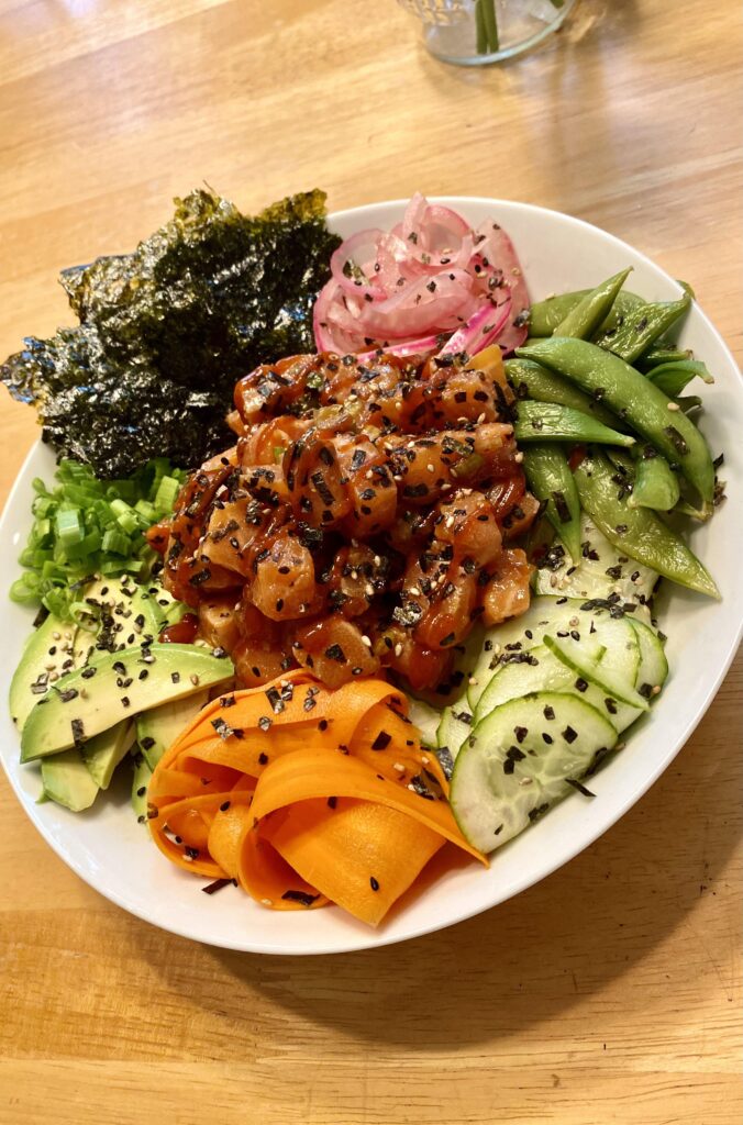 Homemade salmon poke - Dining and Cooking
