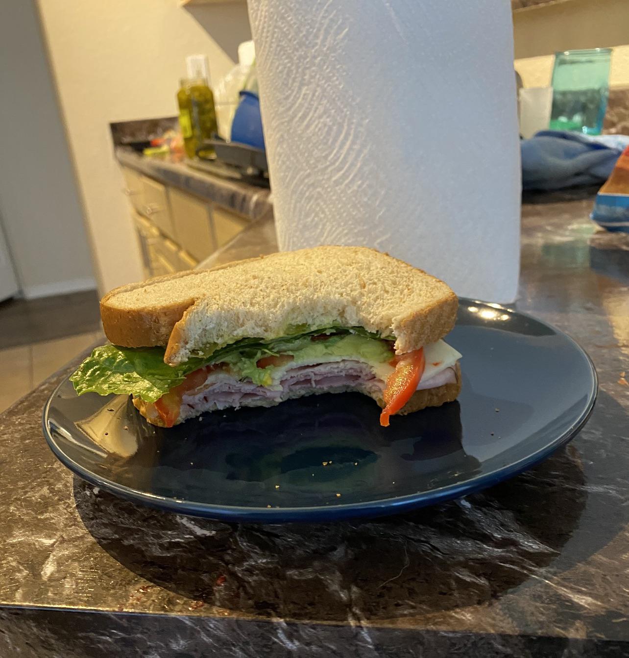 When you don’t even want to wait to put all the sandwich stuff away ...