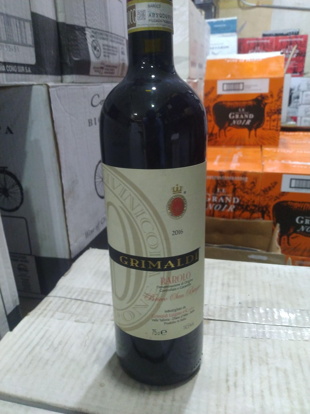 Three bottles of same wine. Some wine was leaked and the corks came out ...