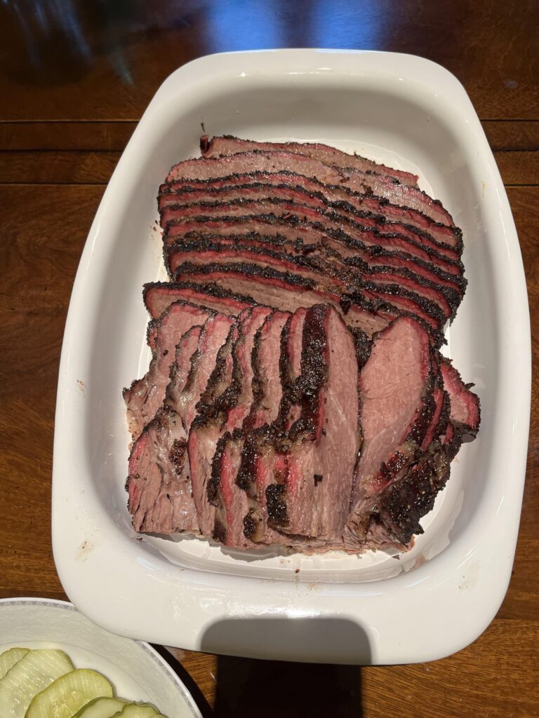 My best brisket ever! Look at that smoke ring! - Dining and Cooking