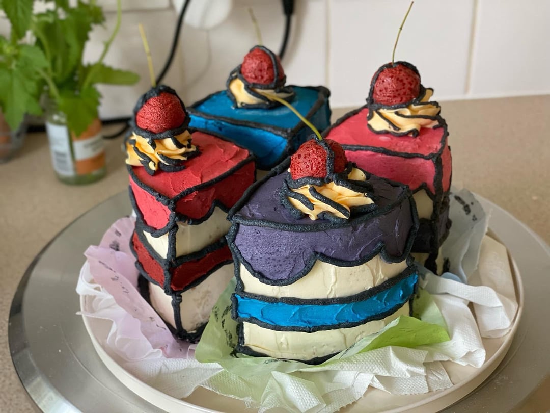 First ever cartoon cake(s)! They were so tricky to make with ...