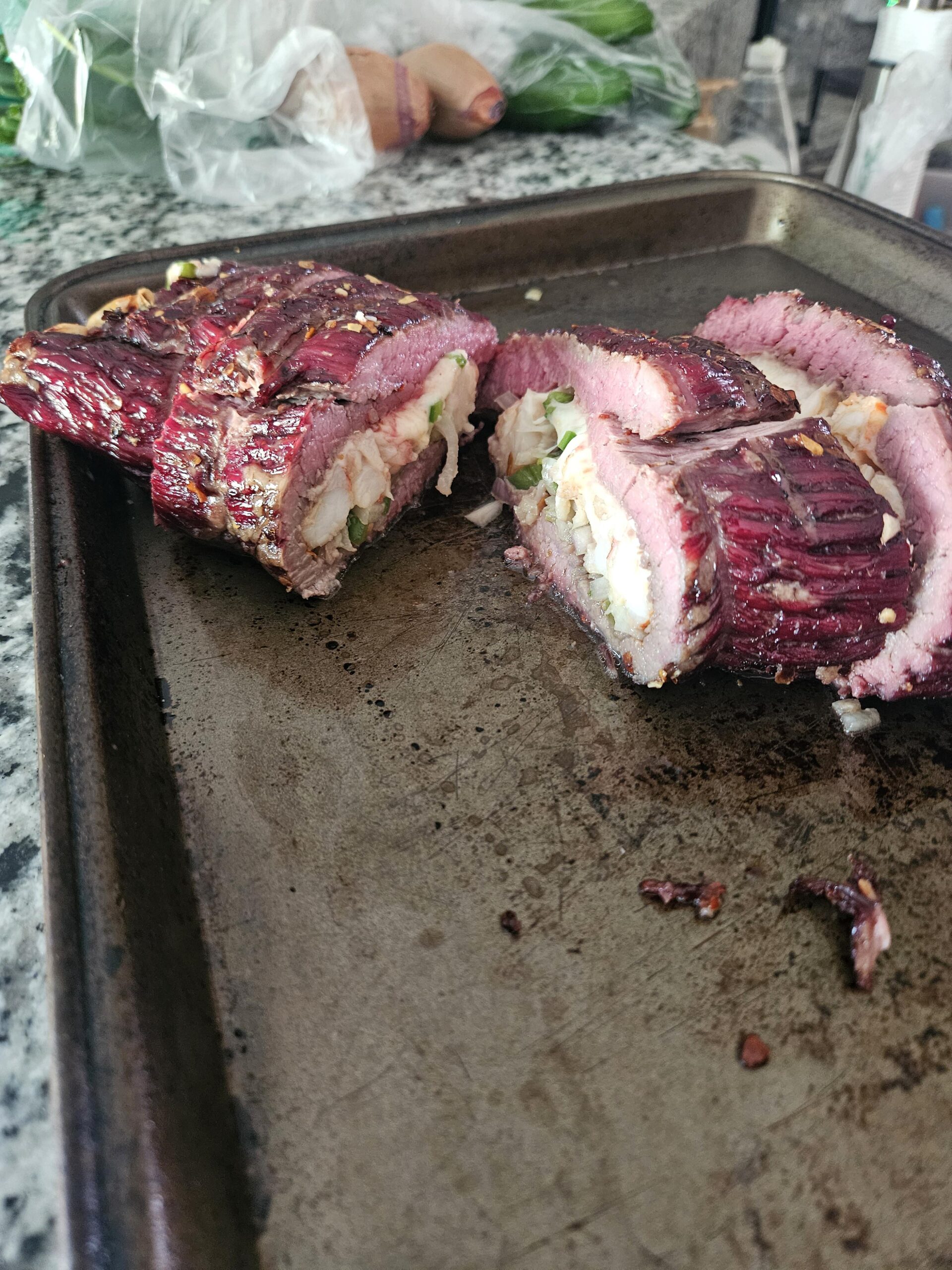 Flank Steak Pin Wheel - Dining and Cooking