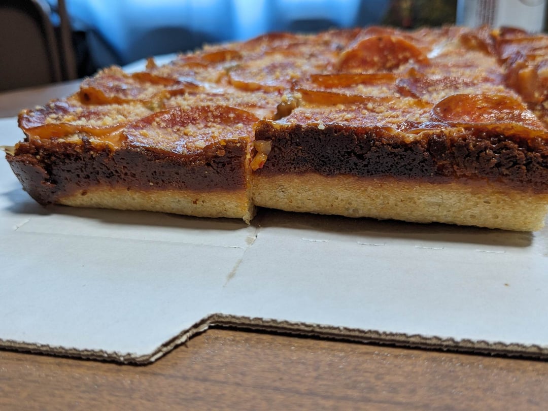 Homemade Pan Pizza with Provel Cheese - Dining and Cooking