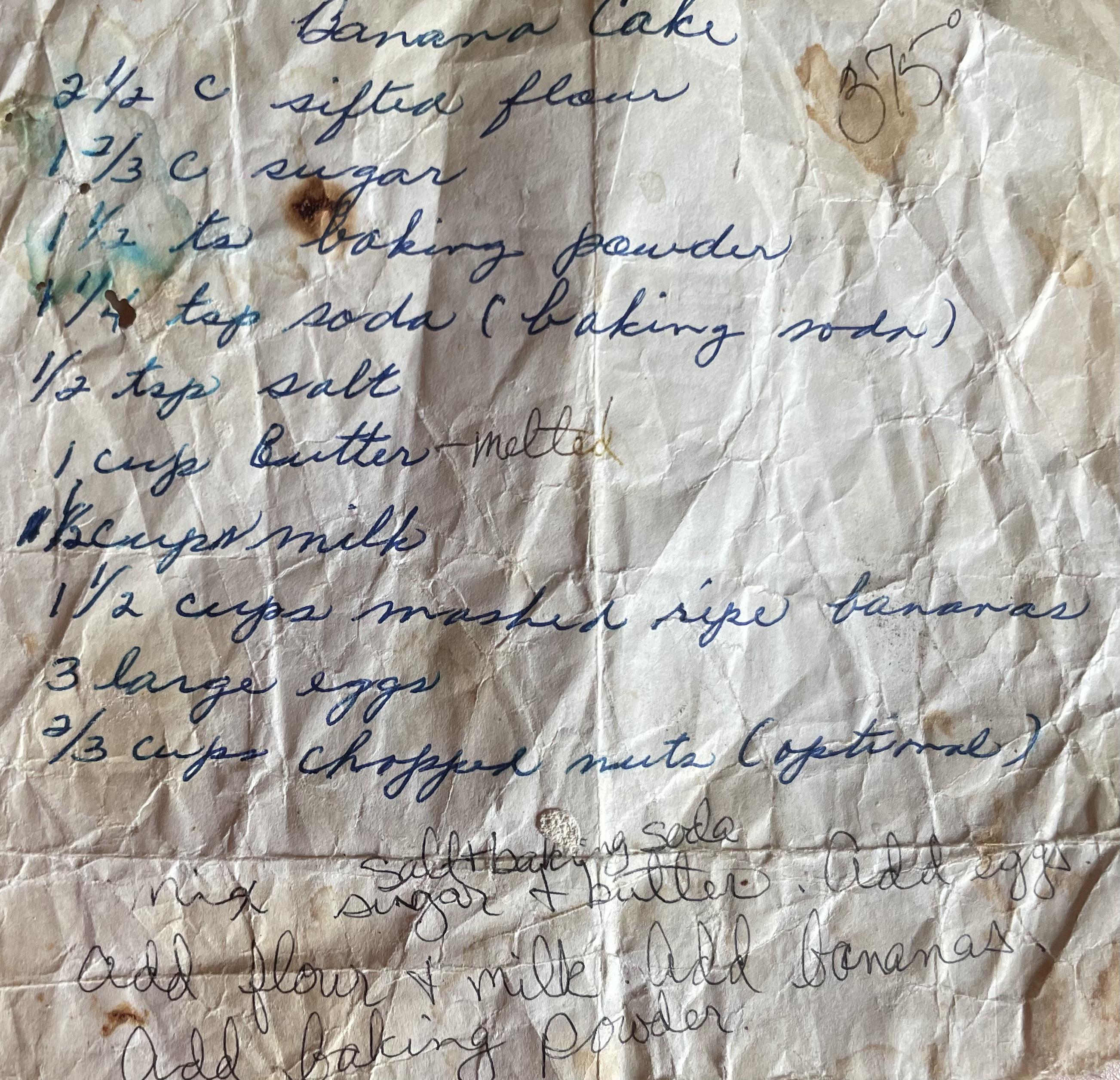 Pls help me read this 20 year old recipe - Dining and Cooking Pls help me read this 20 year old recipe - Dining and Cooking