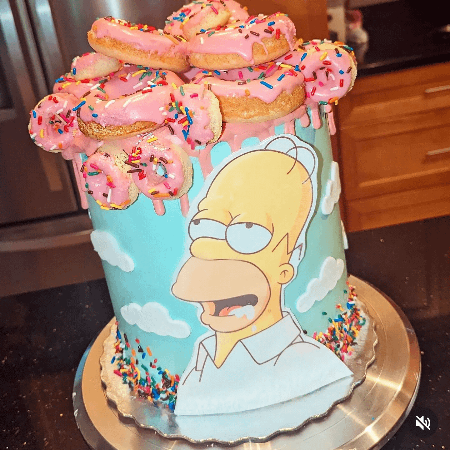 Homer Simpson cake for fathers day - Dining and Cooking