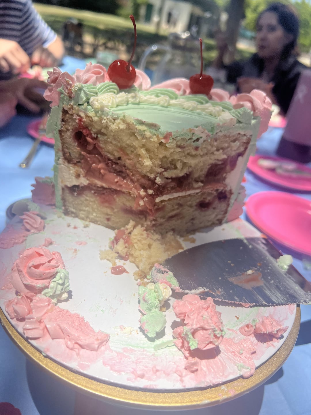 Vanilla, raspberry & rose birthday cake! - Dining and Cooking