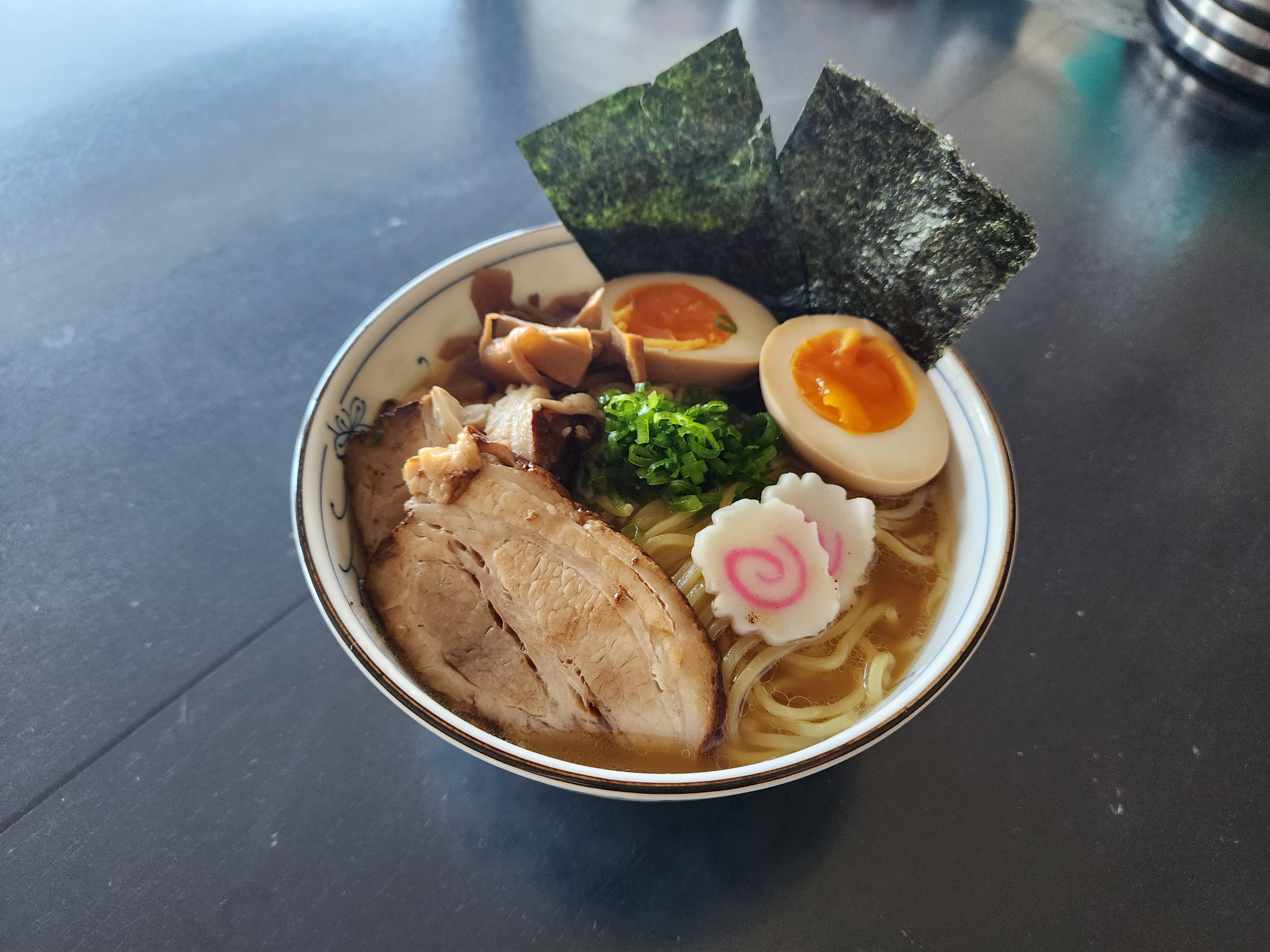 Prototype V1 Tonkotsu Shoyu Ramen. First time making ramen! - Dining ...