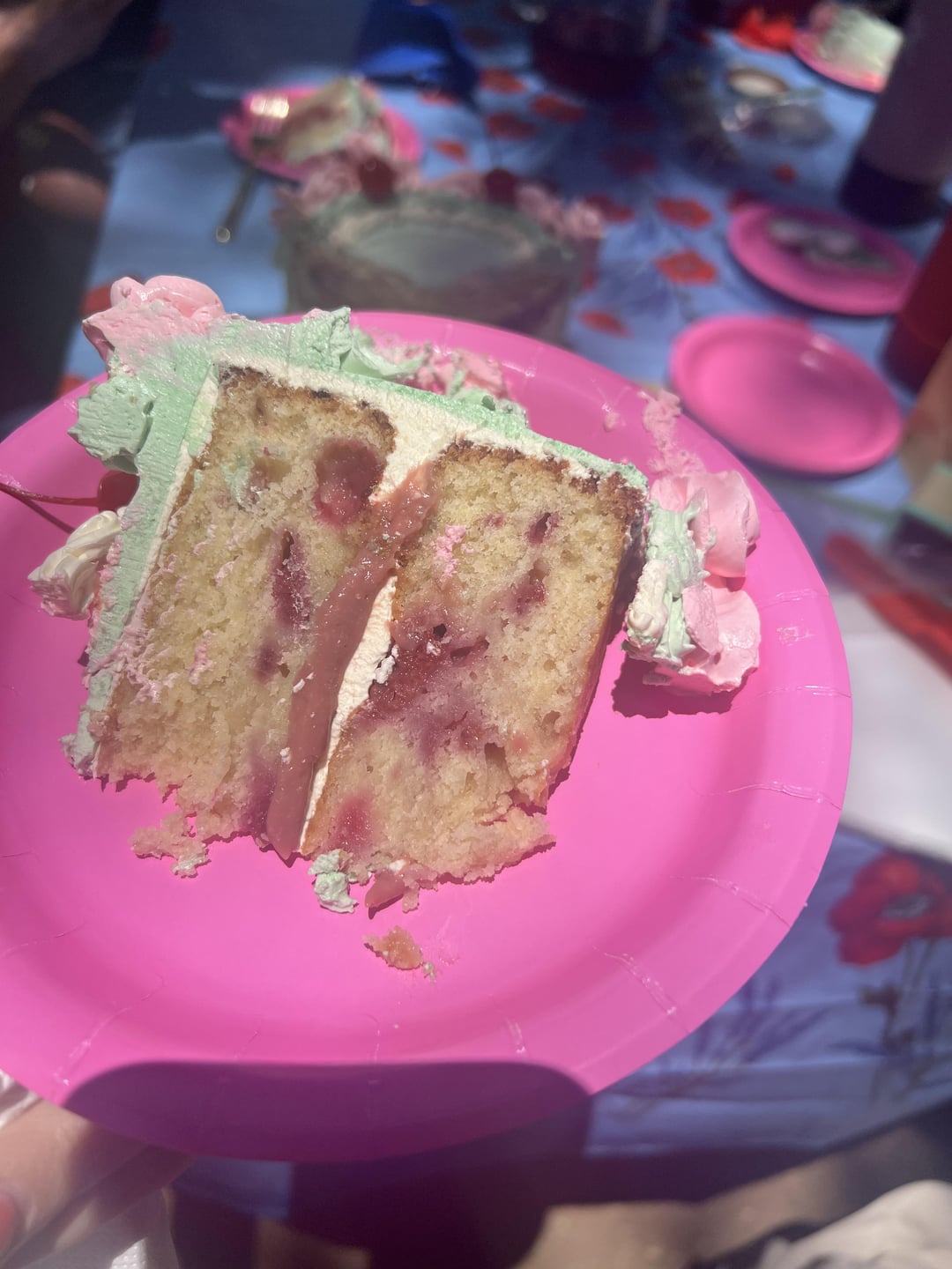 Vanilla, raspberry & rose birthday cake! - Dining and Cooking