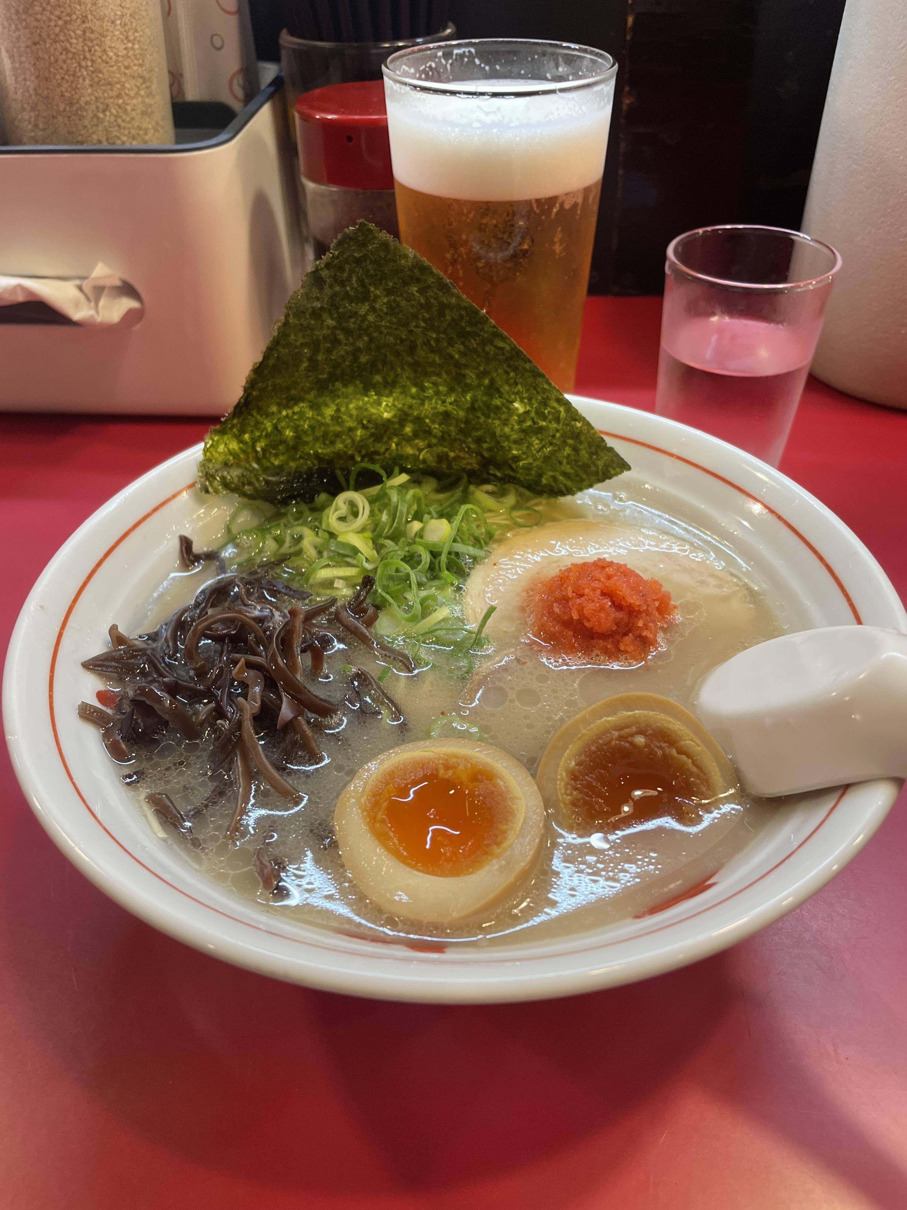 Late night Hakata Tonkotsu at Ginza Yamachan, Tokyo, Japan - Dining and ...