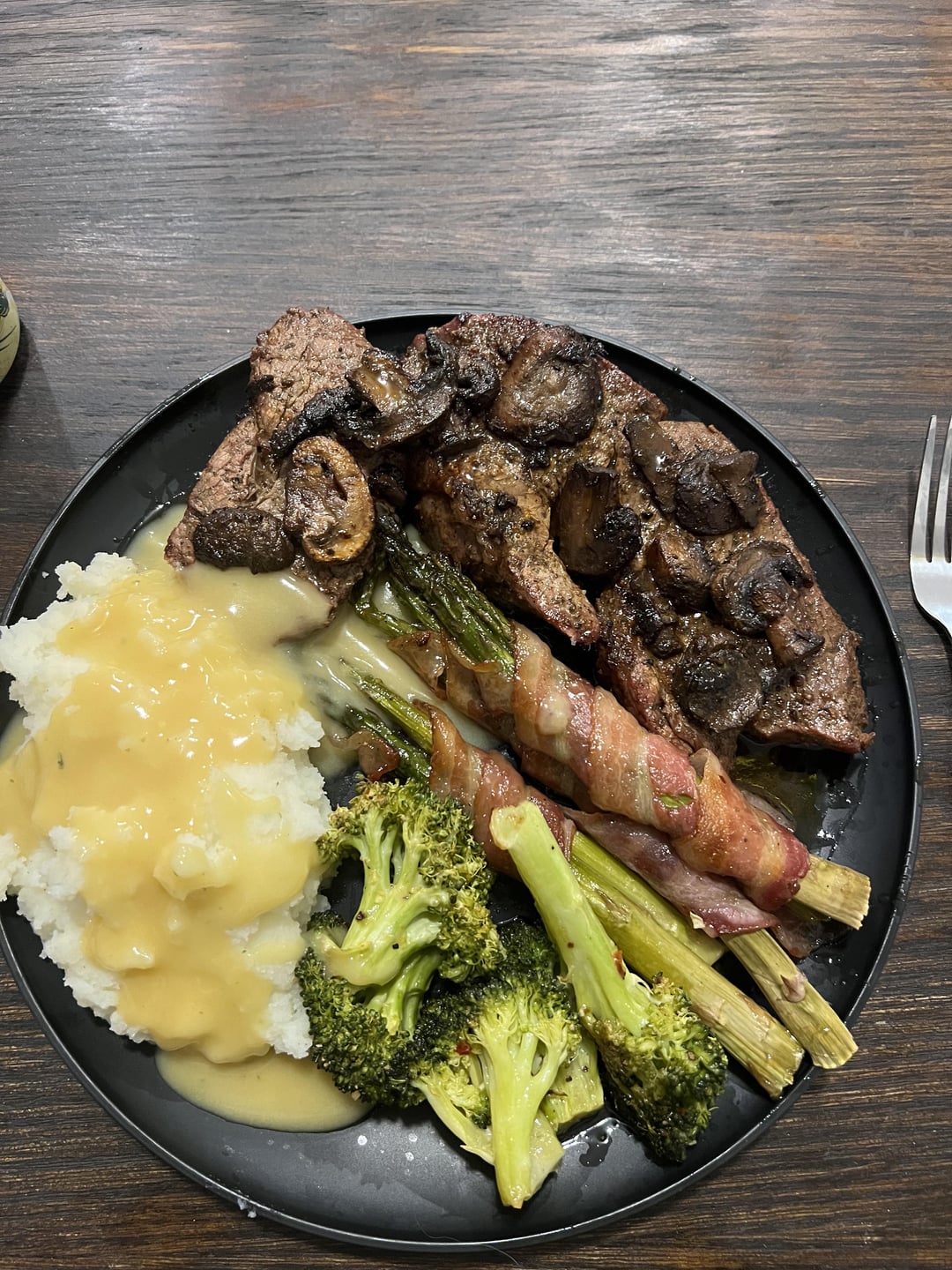 My last post I got some shit for cutting my steak into pieces like I ...