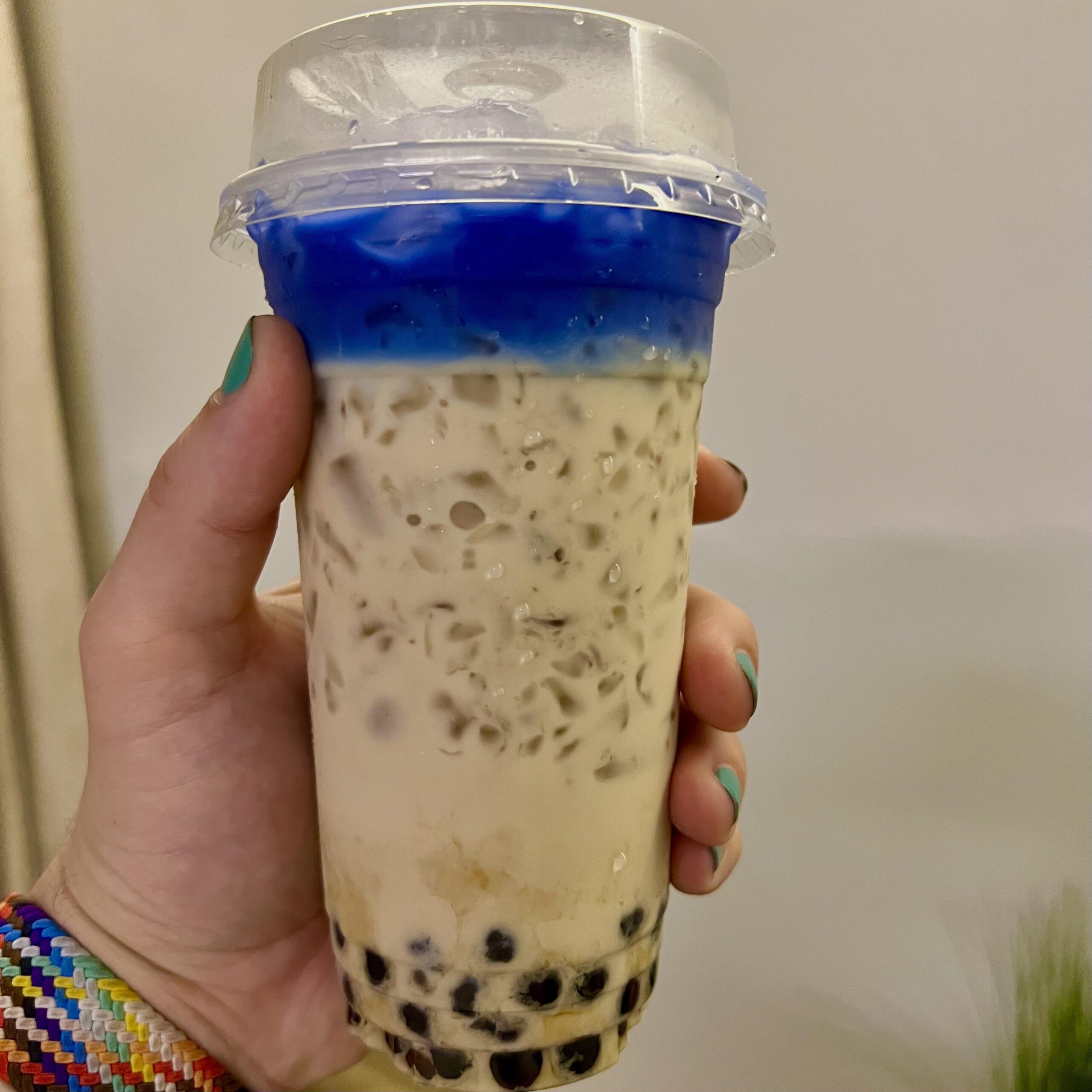Blue Butterfly Pea Flower Bubble Tea in Chiang Mai - Dining and Cooking